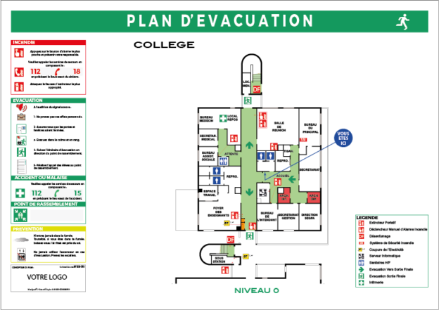 Plans de sécurité incendie conformes